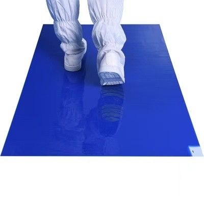 26" x 45"Disposable 30 Sheets White Peelable Cleanroom Tacky Mat PE ...