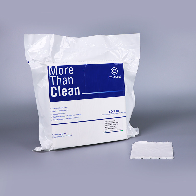 120gsm 12x12 Polyester Cleanroom Wipers Disposable LCD Screen Wipes