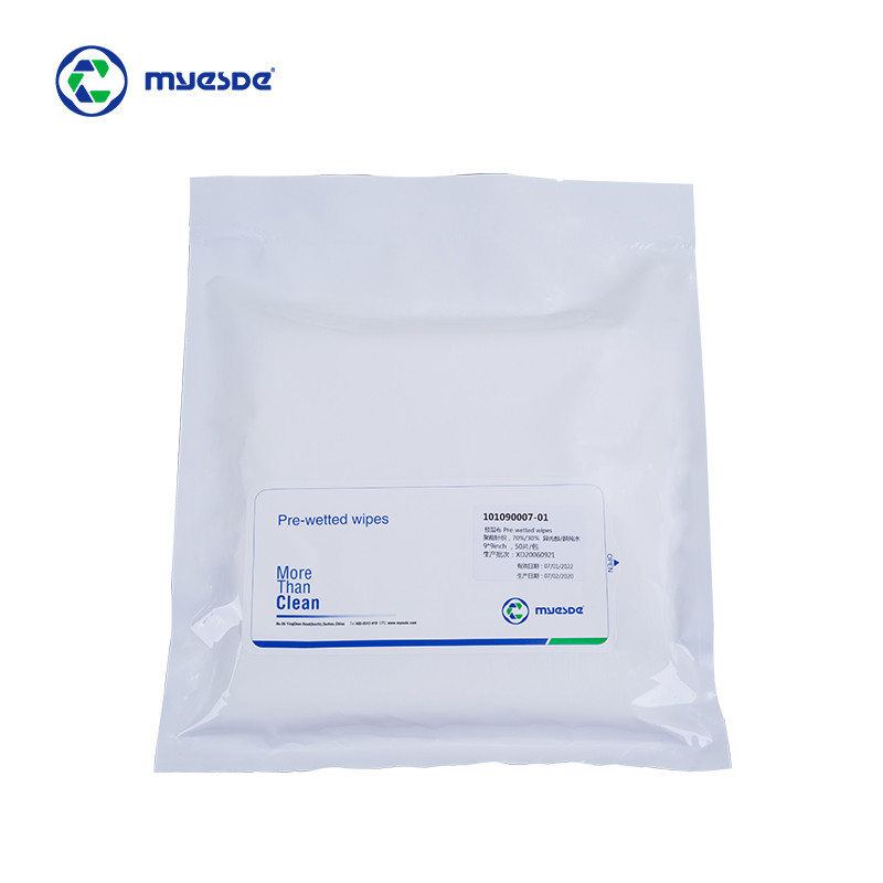 Sealed Edge Sterile Pre Wetted Wiper Laundered Polyester Knit IPA Wipes ...