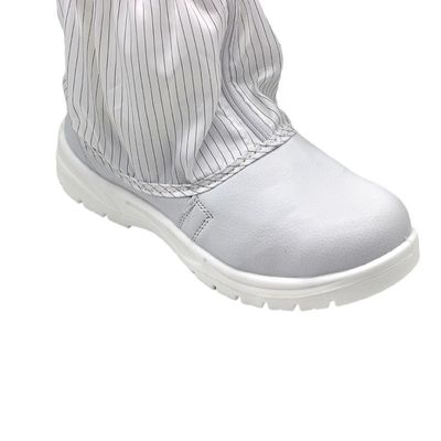 White Cleanroom Safety Shoes Dust-Free Reusable Work Washable ...