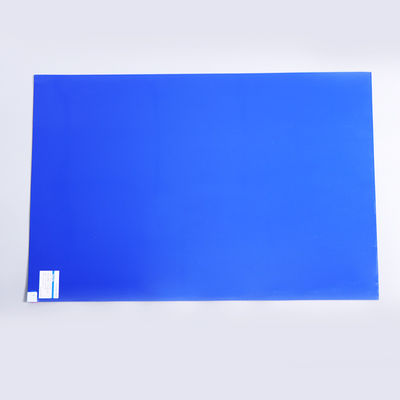 24" 36" Cleanroom Sticky Mat Blue 30 Layer Disposable Tacky For Lab