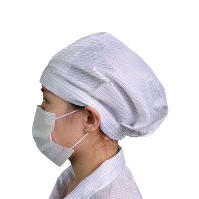 Cleanroom Cap Dust Free Blue Color ESD Anti-static Cleanroom Peaked Cap ...
