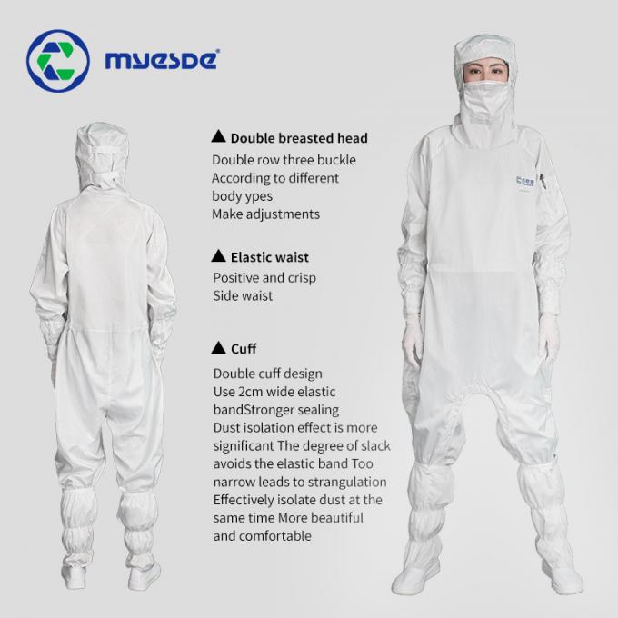 Anti-static Garment Jumpsuit Cleanroom esd Workwear Protective Clothing ...