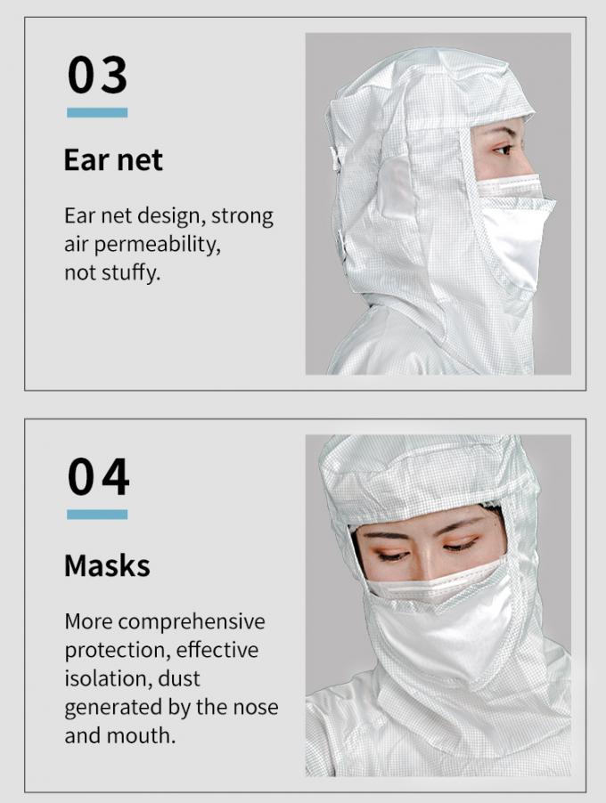Anti-static Garment Jumpsuit Cleanroom esd Workwear Protective Clothing ...