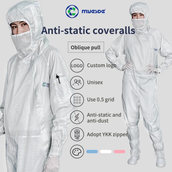 esd Smock Lint Free Antistatic Garment Dust Prevention Garments ...