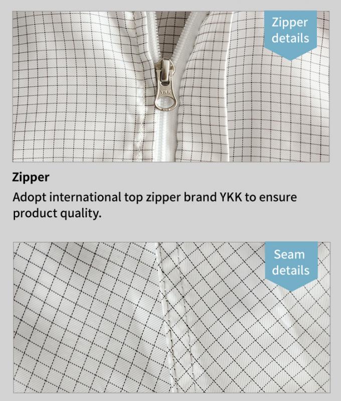 esd Smock Lint Free Antistatic Garment Dust Prevention Garments ...