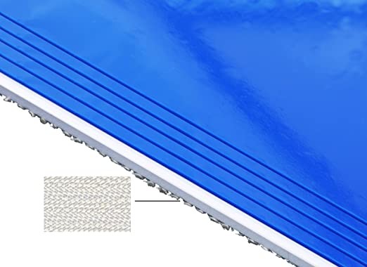 Blue Cleanroom Polyethylene Sheeting Sticky Mat With Non Skid Backing